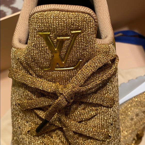 Louis Vuitton | Shoes | Louis Vuitton Vnr Trainer Gold | Poshmark